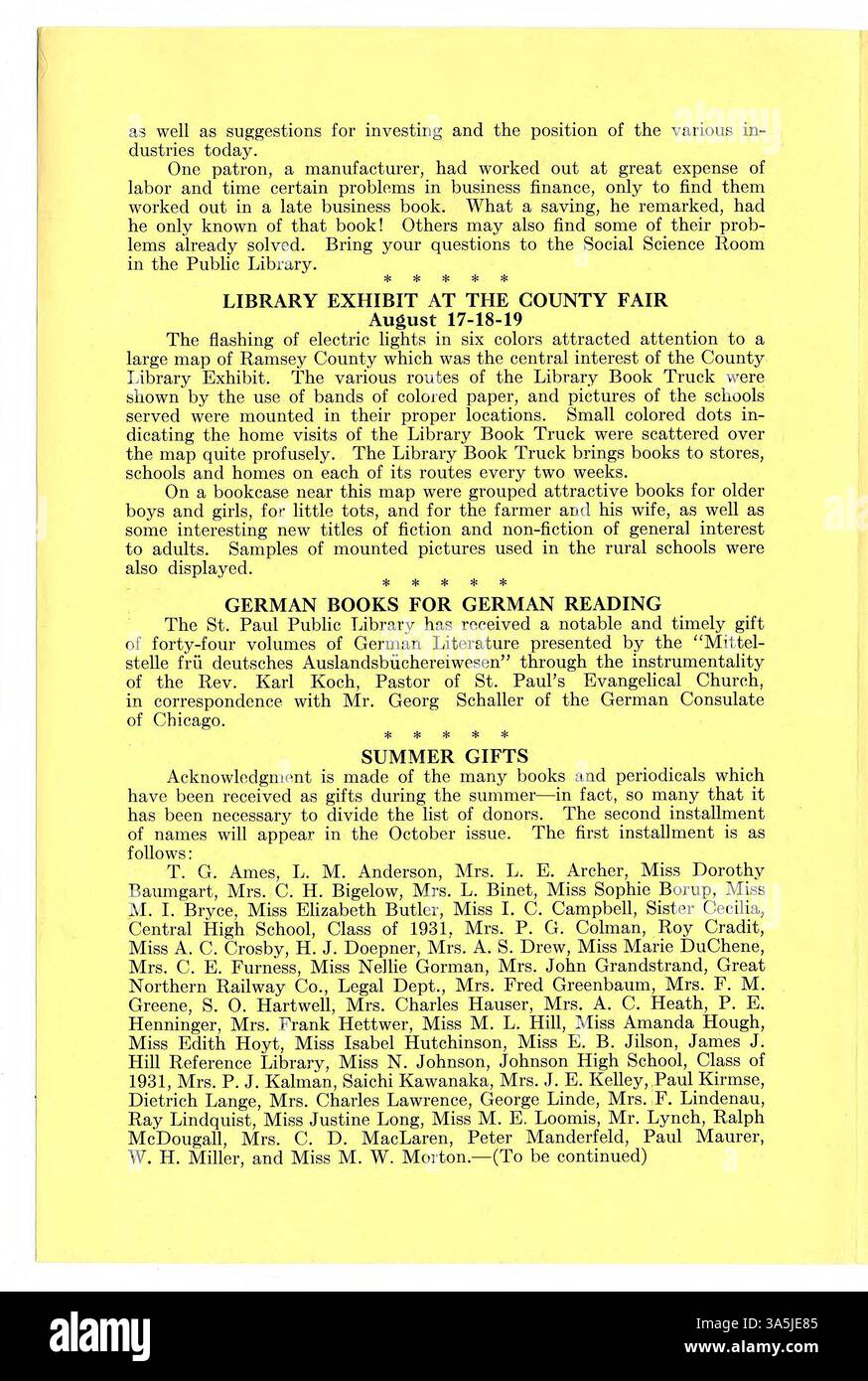 Covered business services provided by the saint paul public library hi ...