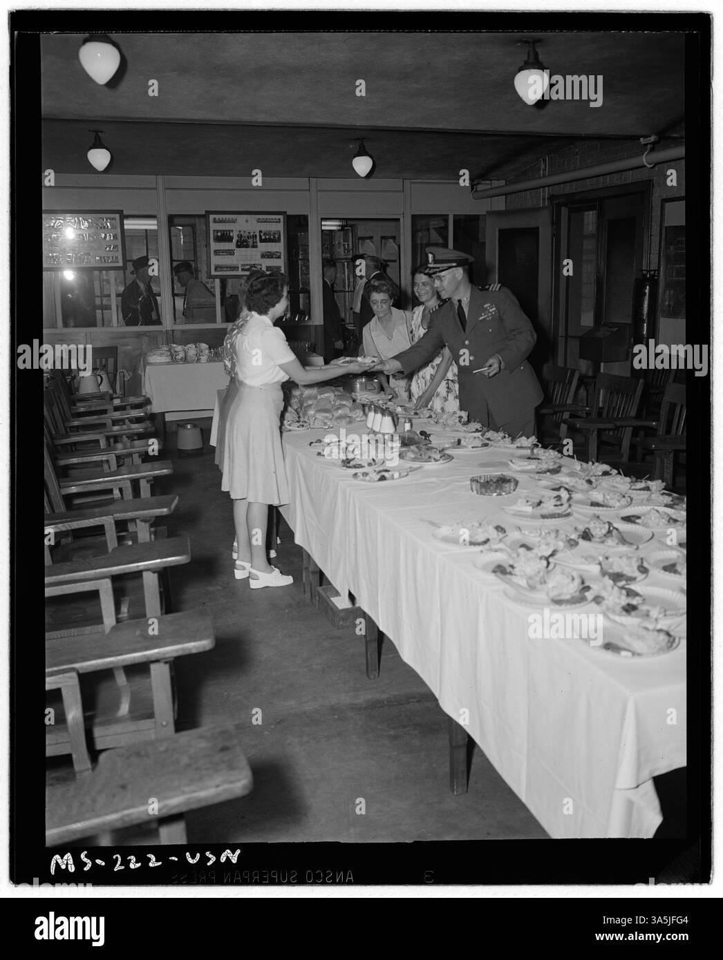 A buffet luncheon for Rear Admiral Boone and his party at Buckeye Coal ...