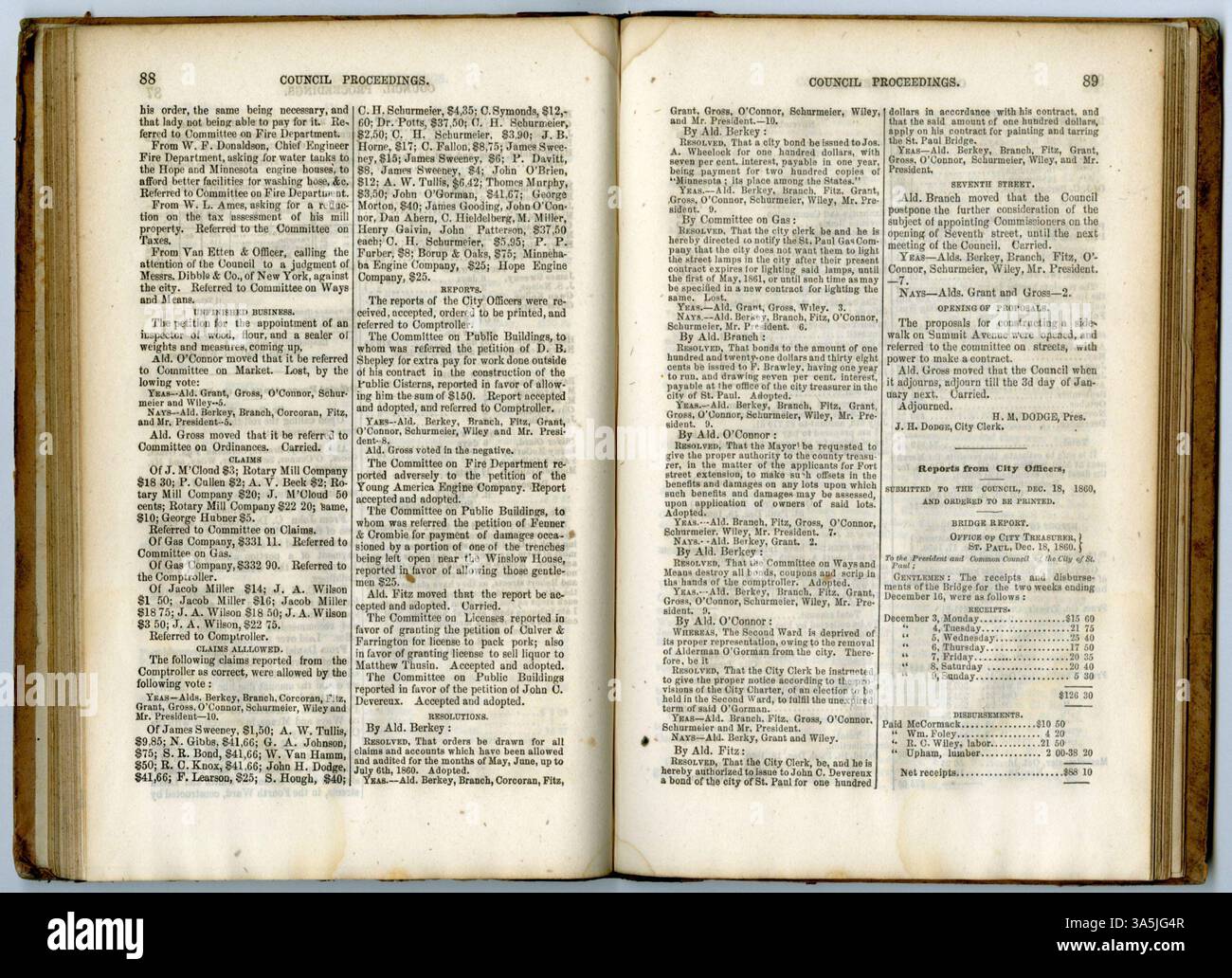 This document records the St. Paul Common Council's resolutions and ...