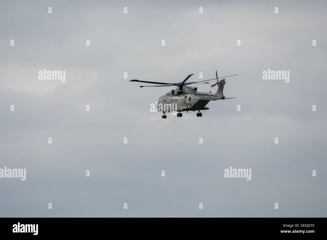 British Royal Air Force Puma Helicopter HC2 in hover Stock Photo - Alamy