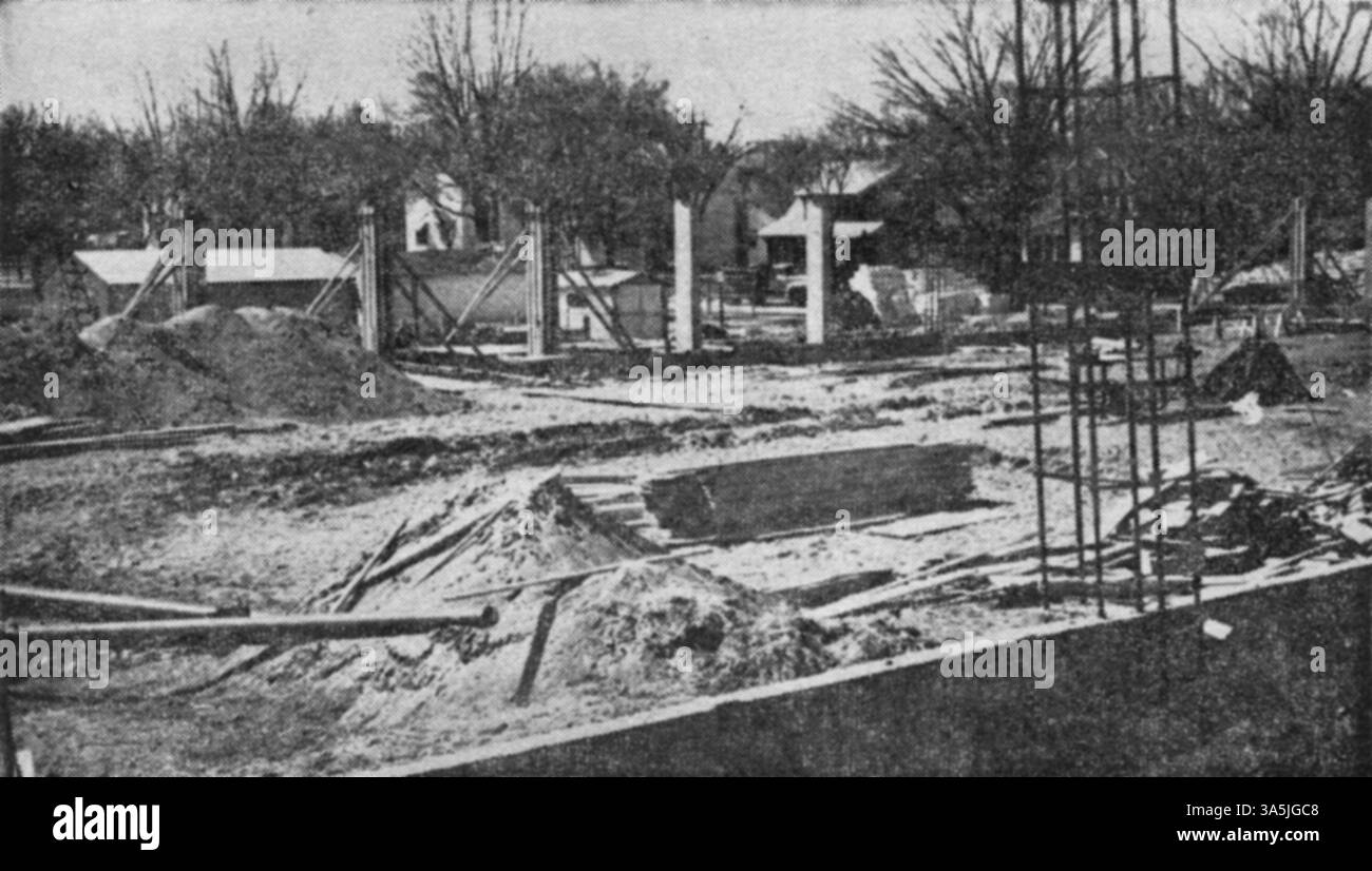 Exterior construction of Headley Hall at St. Cloud State University ...
