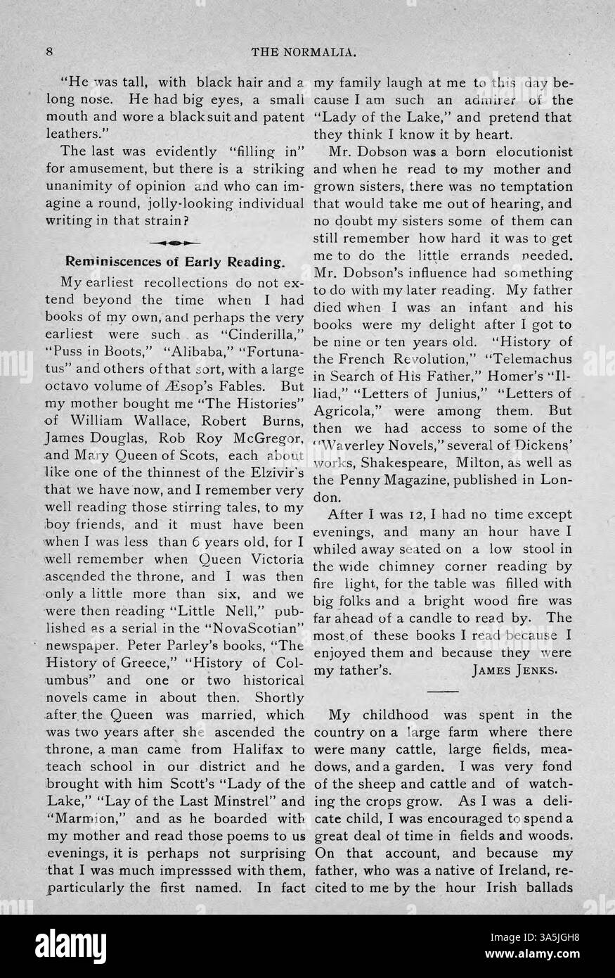 The 1898 edition of The Normalia features scholarly articles on ...