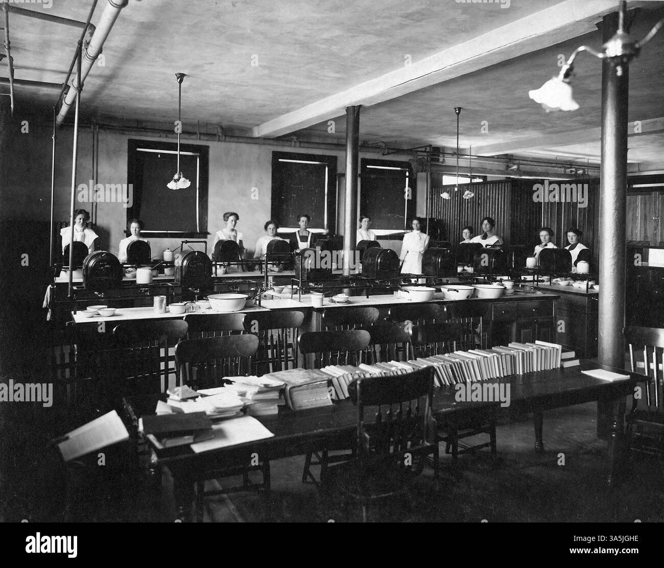 The Domestic Science Room in the Old Main Building at St. Cloud State ...