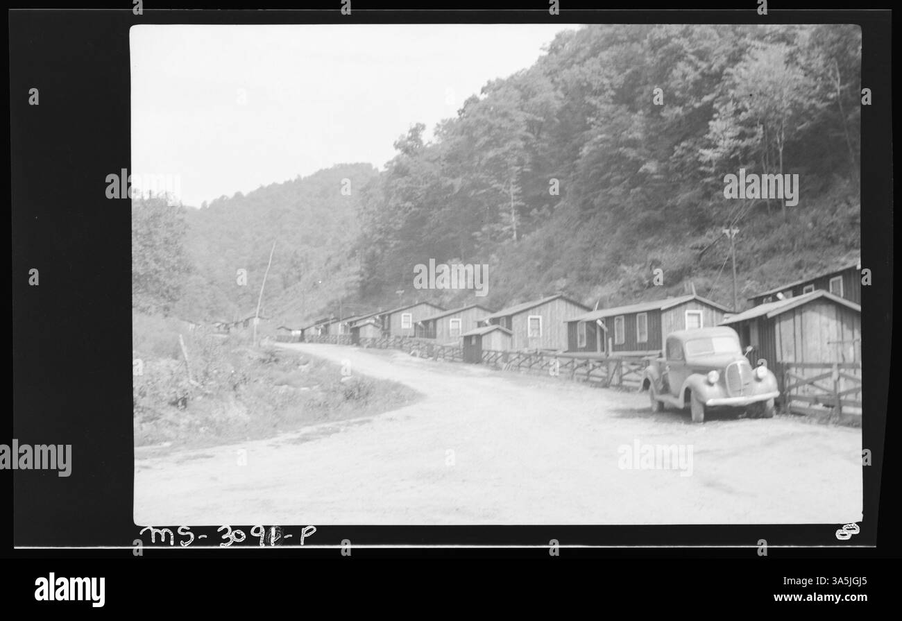 A view of 'Green Camp' in Coal Mountain, Wyoming County, West Virginia ...