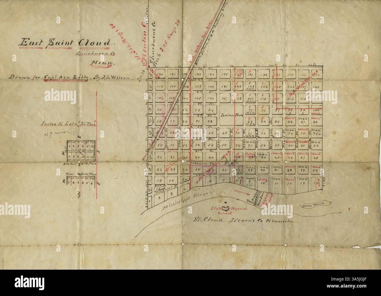 This map showcases the East St. Cloud Survey area in St. Cloud ...