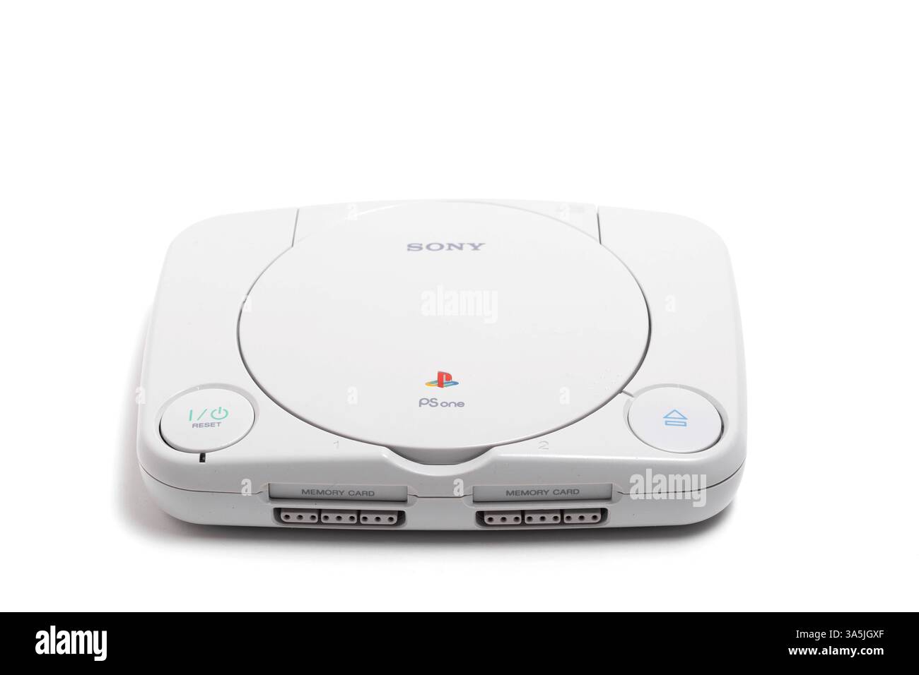 Photo studio on March 19, 2025. SonyPlaystation PS one game console on ...