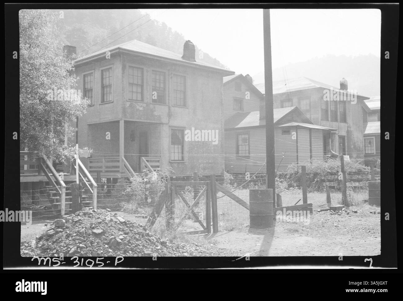 The rear view of House #4 at West Virginia Coal & Coke Corp.’s Omar #4 ...