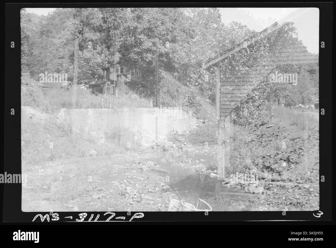 This double exposure photograph captures the essence of mining ...