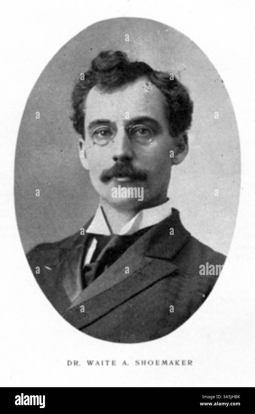 This studio portrait depicts Waite Shoemaker, the president of St ...
