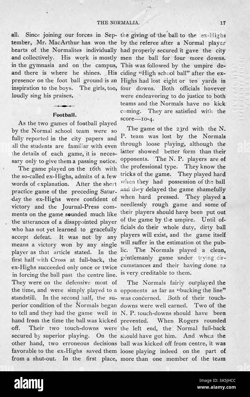 The Normalia, 1897-11, produced by St. Cloud State University, contains ...