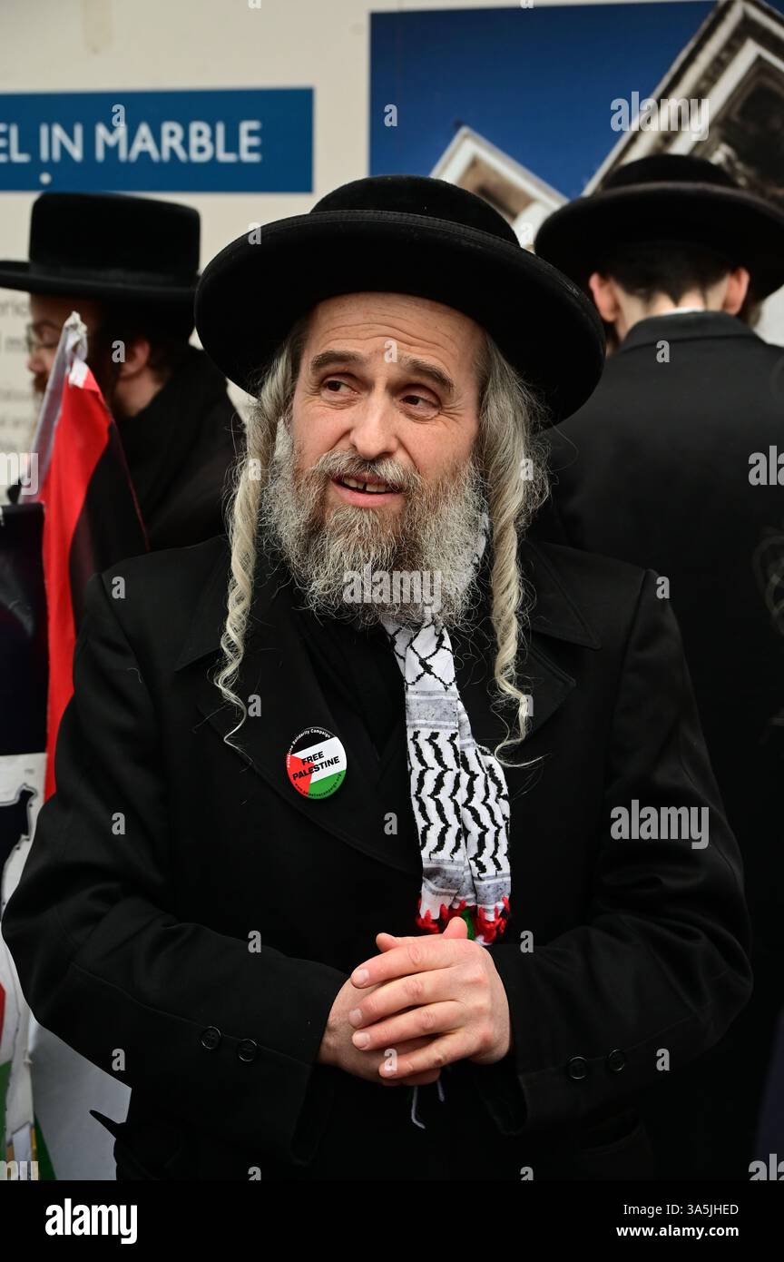 LONDON, UK. 23rd Mar, 2025. Rebel Rabbis: Anti-Zionist Jews Against ...
