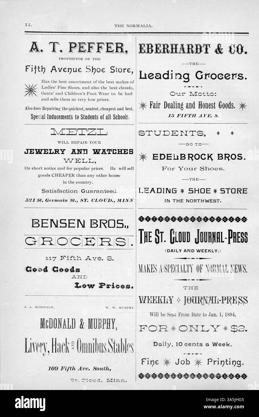 The Normalia, 1892-10 is a publication by St. Cloud State University ...