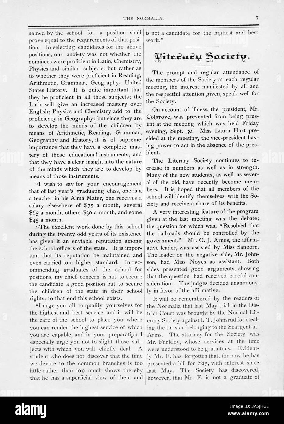 The Normalia, 1892-10, a publication from St. Cloud State University ...