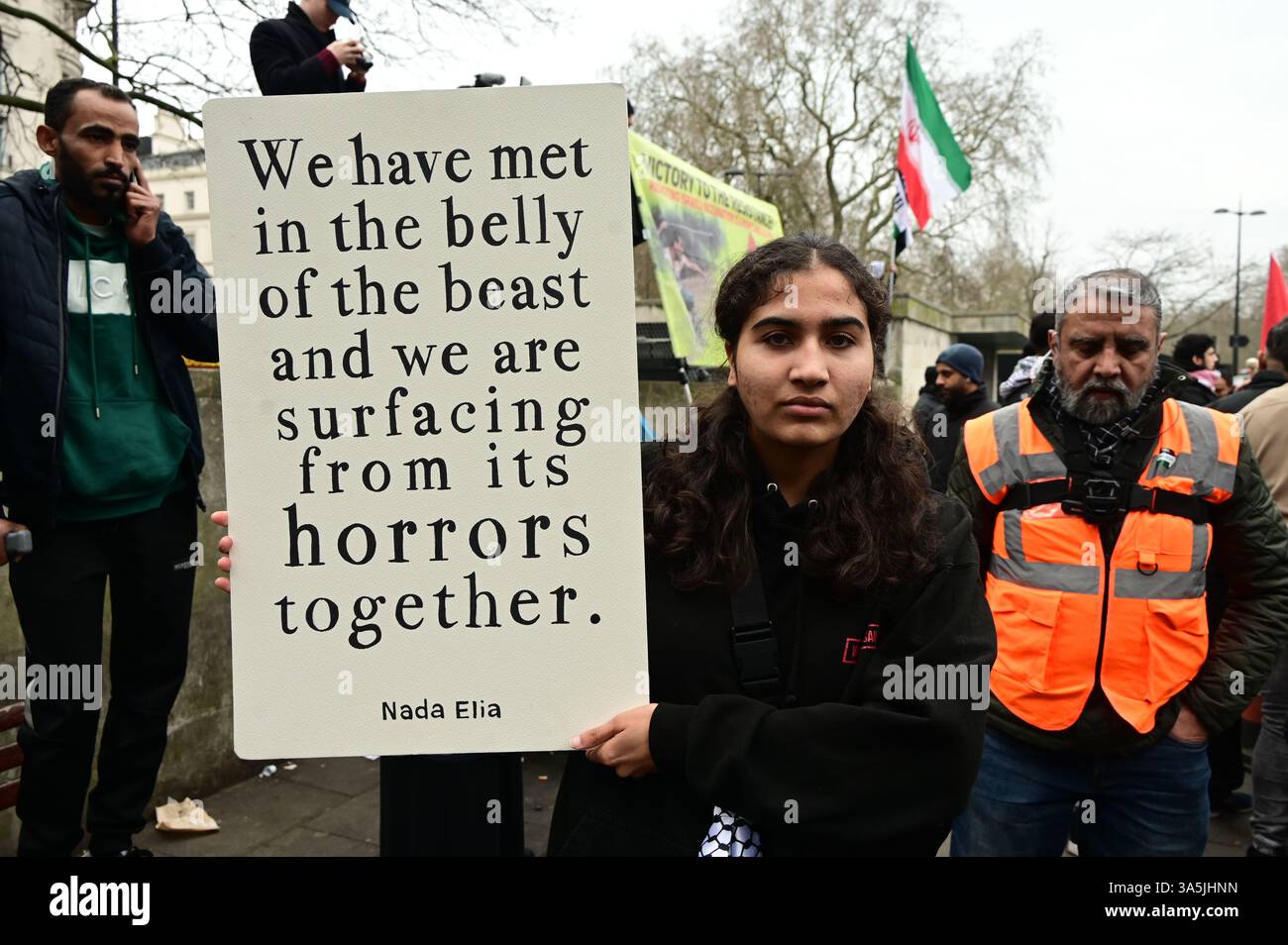 LONDON, UK. 23rd Mar, 2025. The Islamic Human Rights Commission (IHRC ...