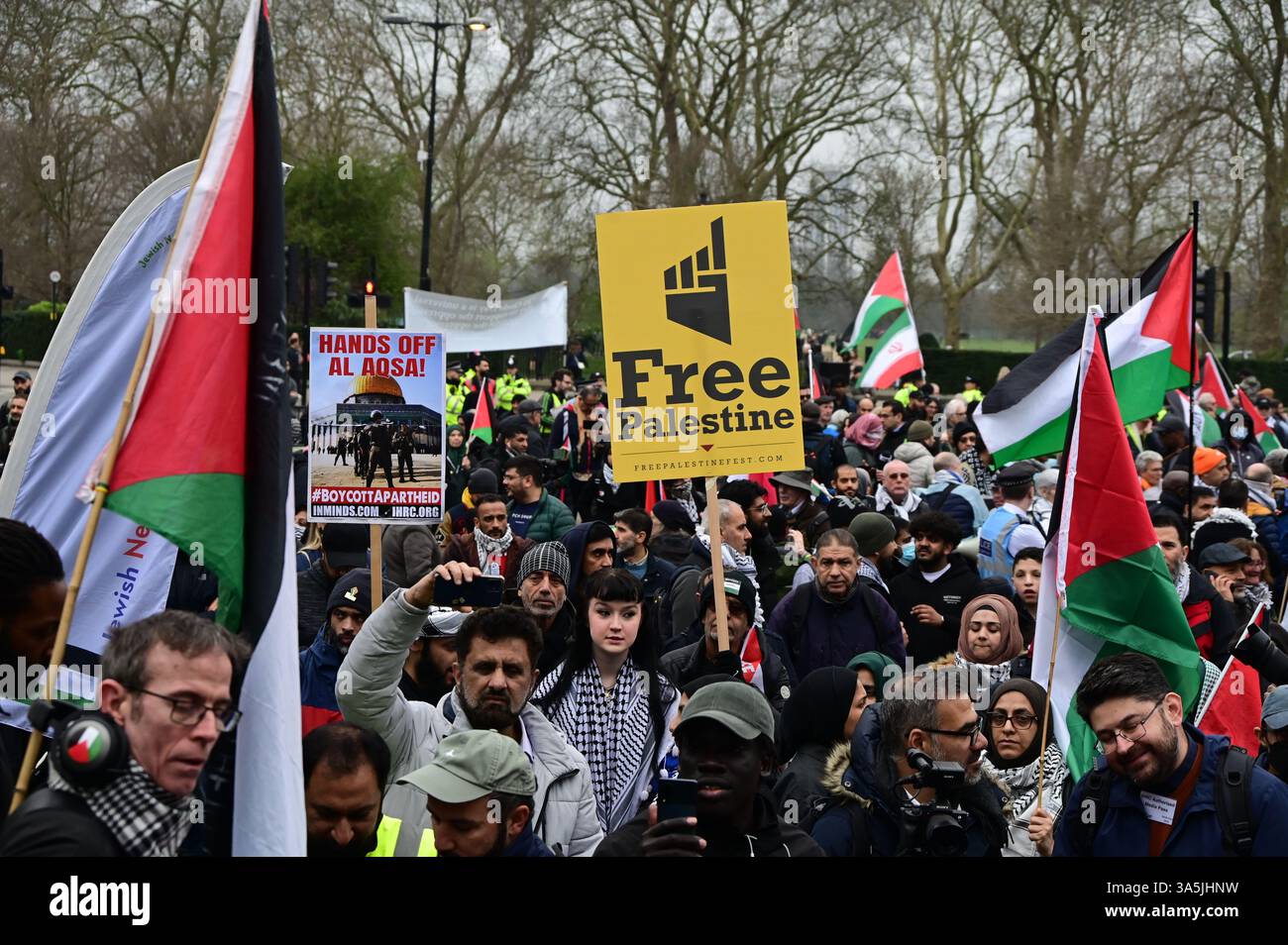 LONDON, UK. 23rd Mar, 2025. The Islamic Human Rights Commission (IHRC ...