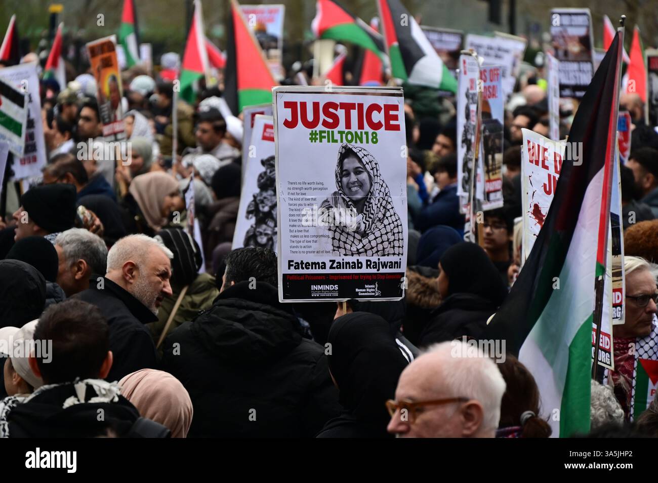 LONDON, UK. 23rd Mar, 2025. The Islamic Human Rights Commission (IHRC ...