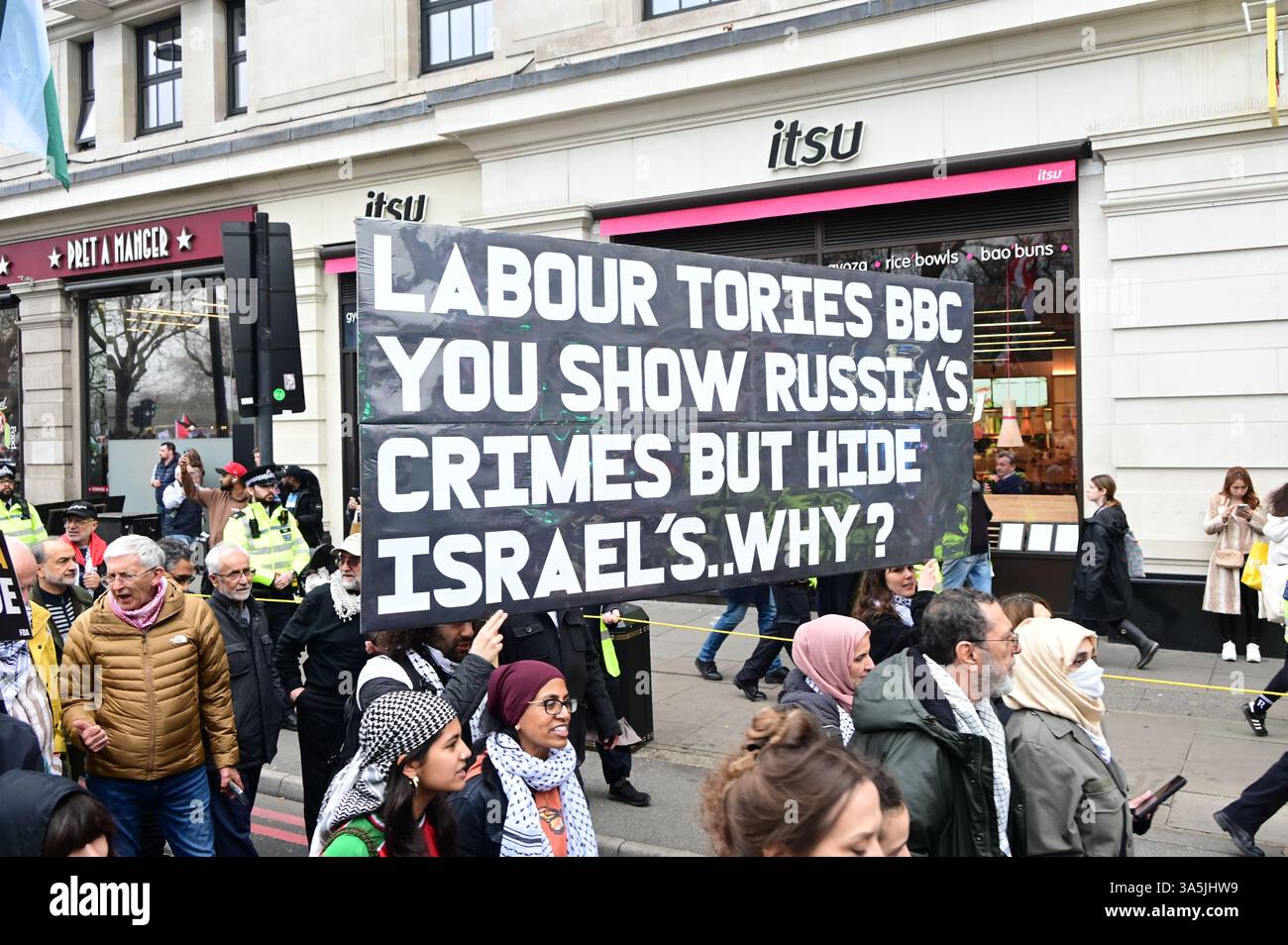 LONDON, UK. 23rd Mar, 2025. The Islamic Human Rights Commission (IHRC ...