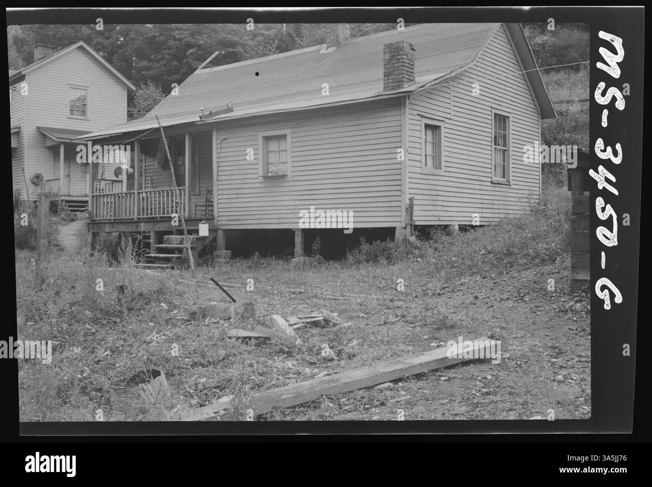 A company-owned house at Pocahontas Colliery 31-38 in Amonate, Tazewell ...