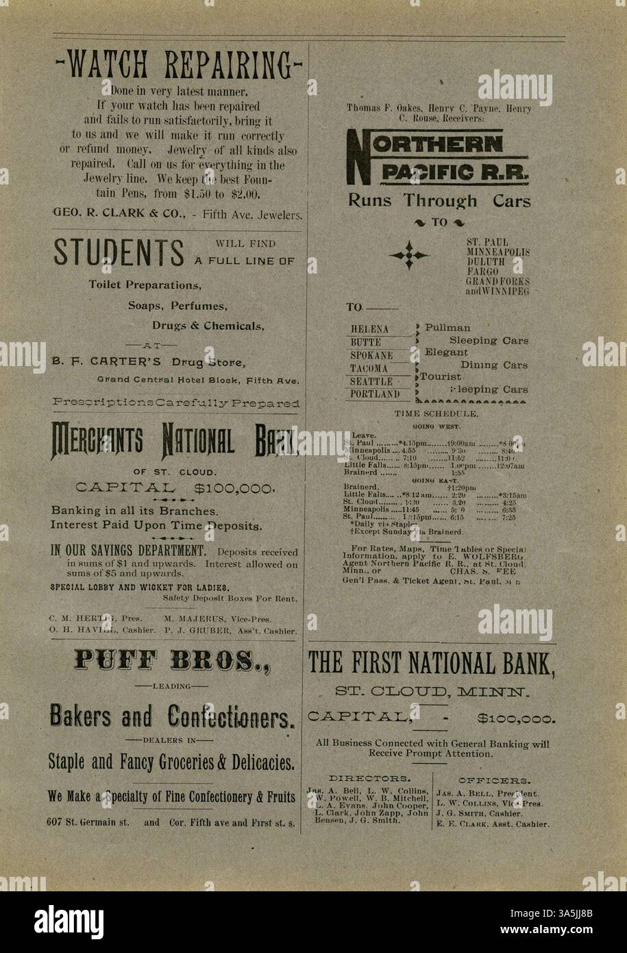 The November 1893 edition of The Normalia from St. Cloud State ...