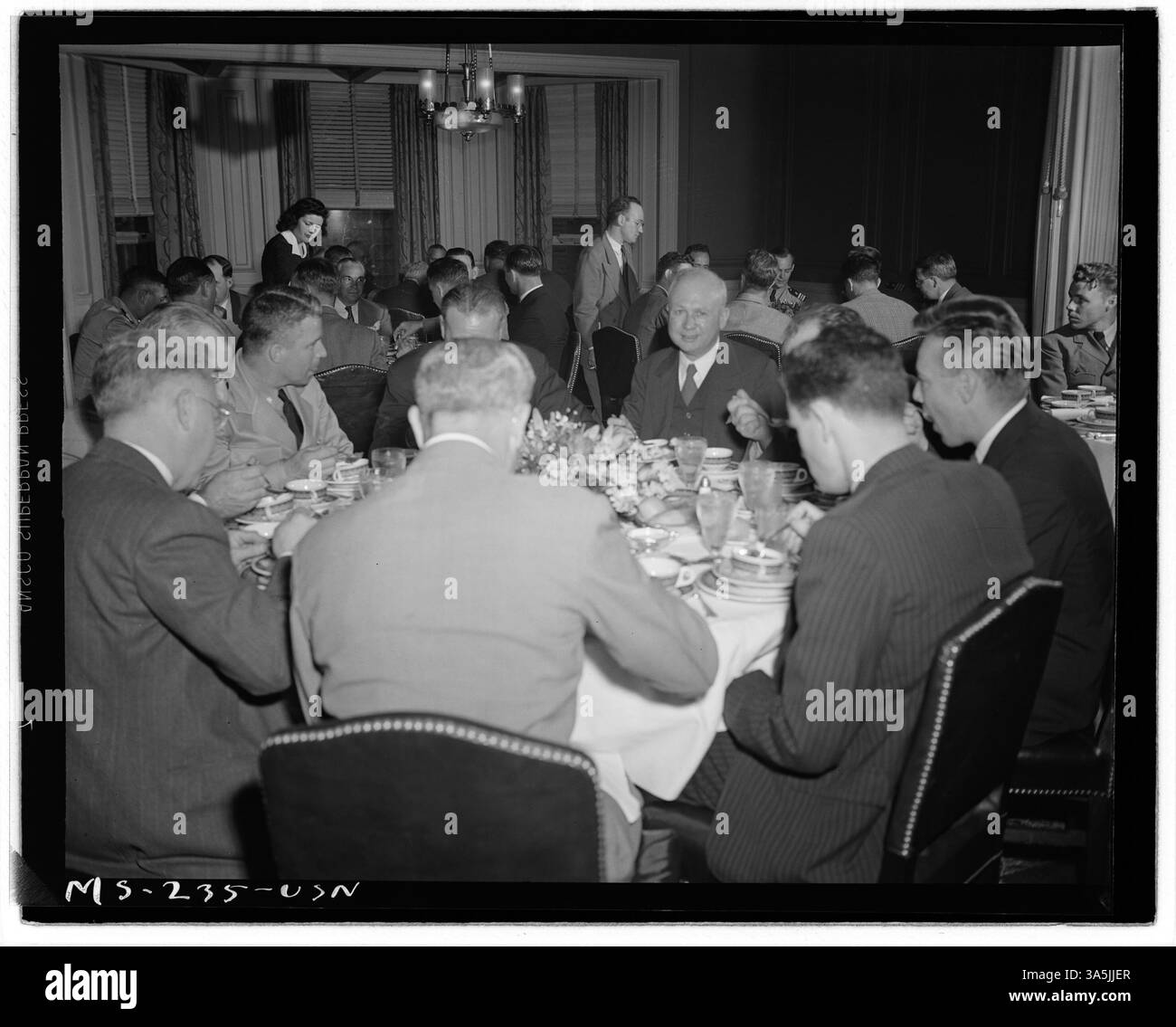 A luncheon held in Pittsburgh, Pennsylvania, for Rear Admiral Joel T ...