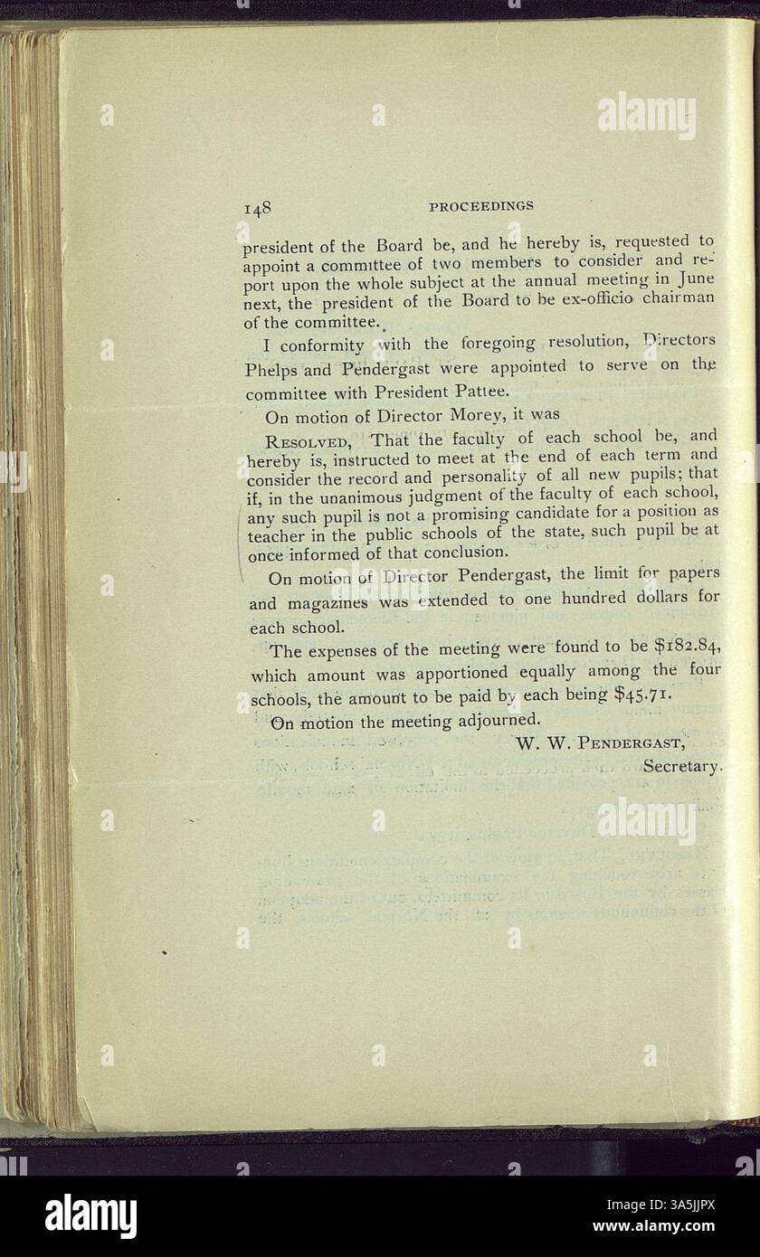 Campus growth during the late 1800s and early 1900s hi-res stock ...