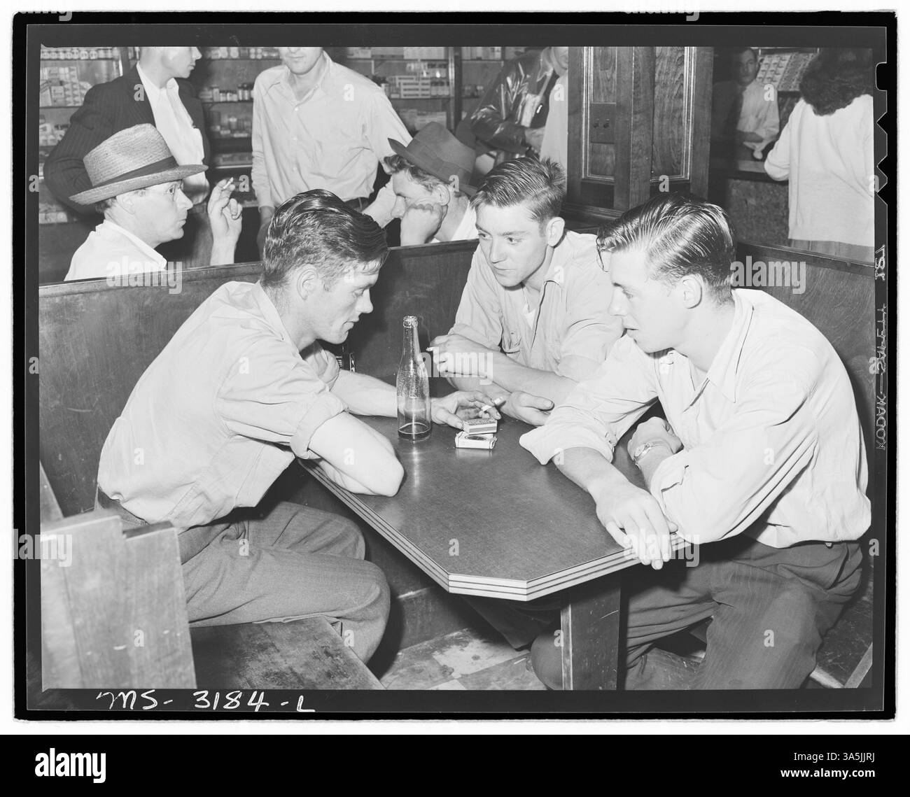 This image depicts a high school class attended by George Fain, the son ...