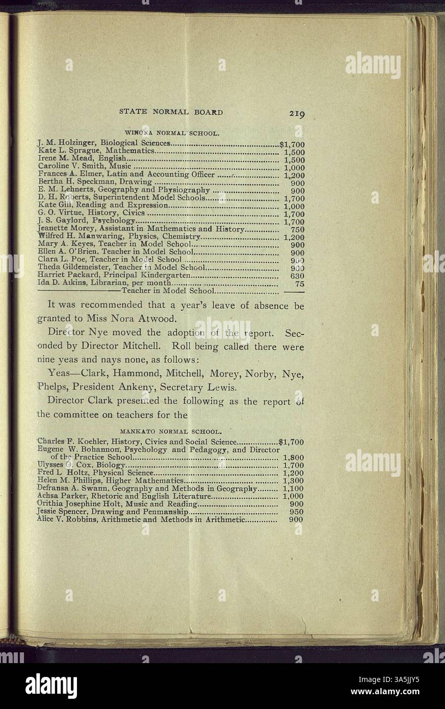 A record of Minnesota’s normal schools’ development from 1890 to 1903 ...