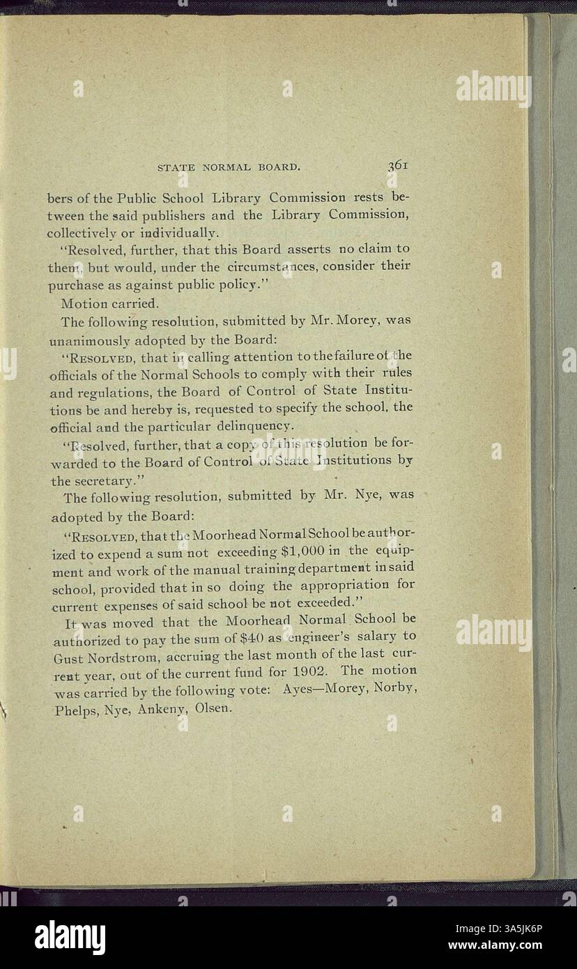 This record highlights the development of Minnesota's normal schools ...