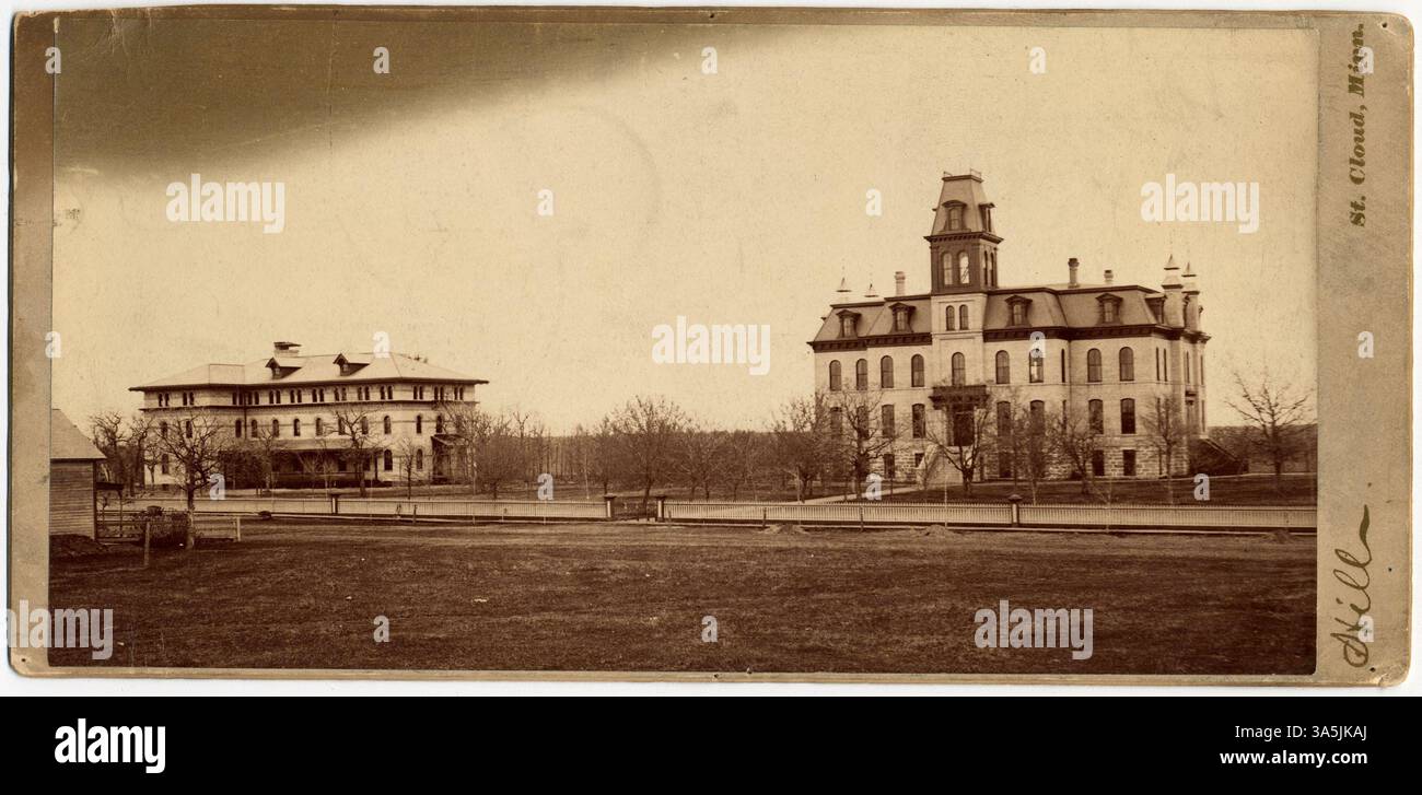 An exterior view of Old Main and Lawrence Hall at St. Cloud State ...