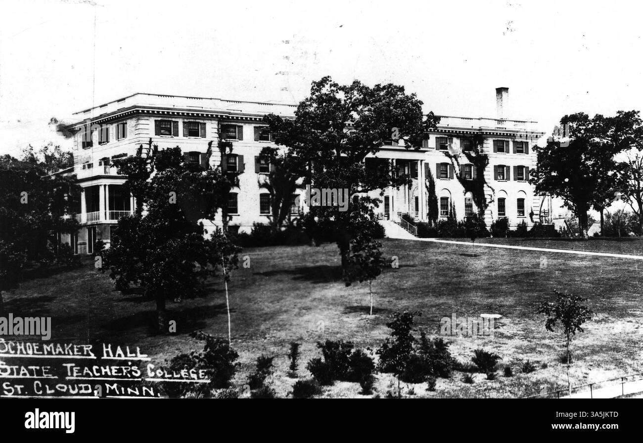 Shoemaker Hall, built in 1915, serves as a dormitory at St. Cloud State ...