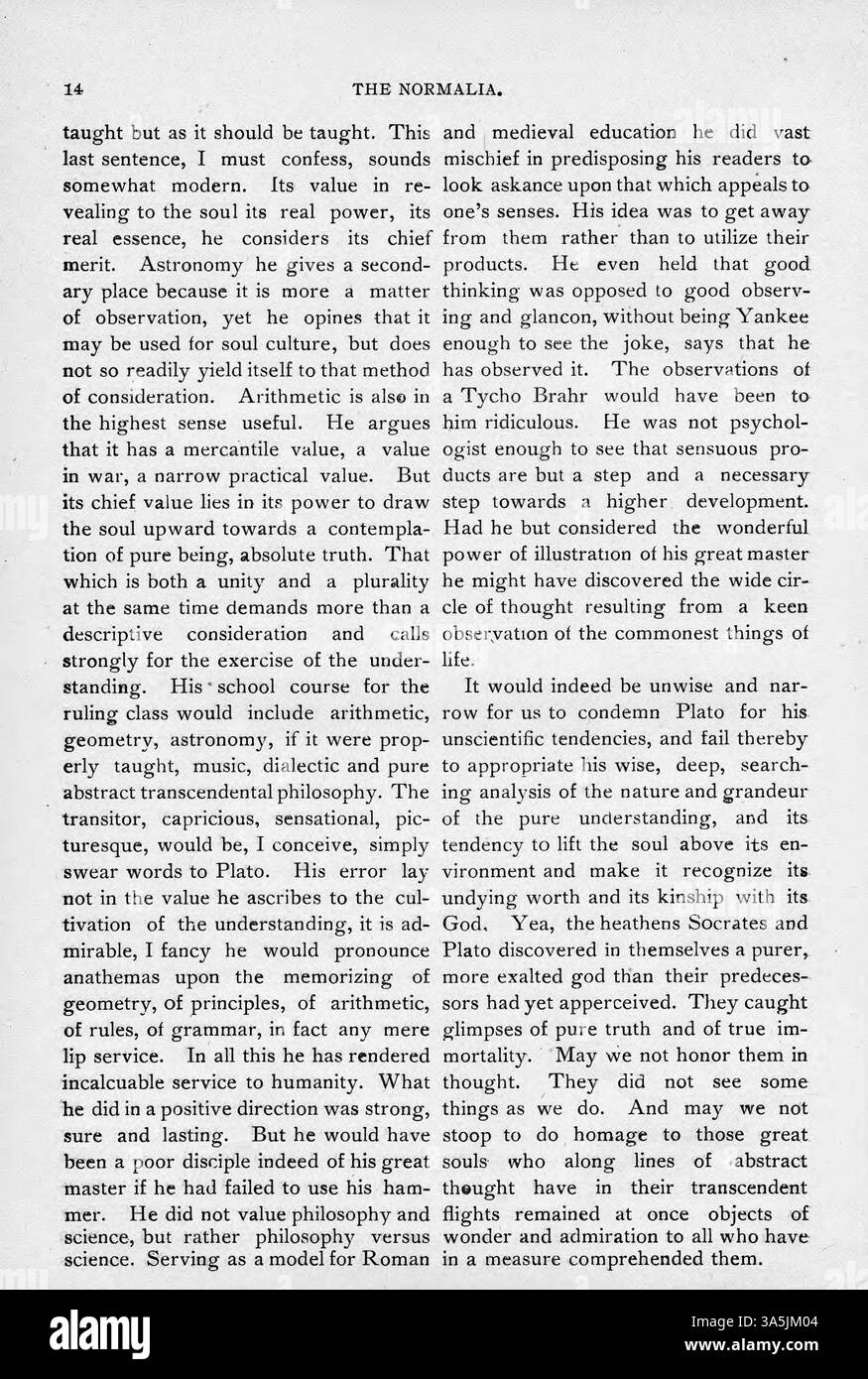 The 1898 edition of the normalia explores public education hi-res stock ...