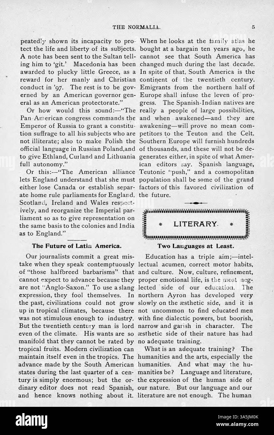 The 1898 edition of the normalia hi-res stock photography and images ...