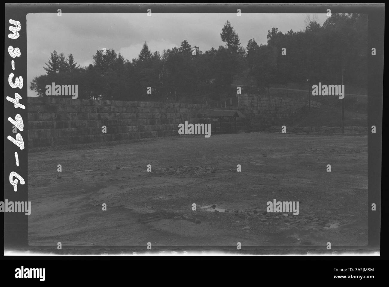 This image captures an empty lot, with no specific information ...