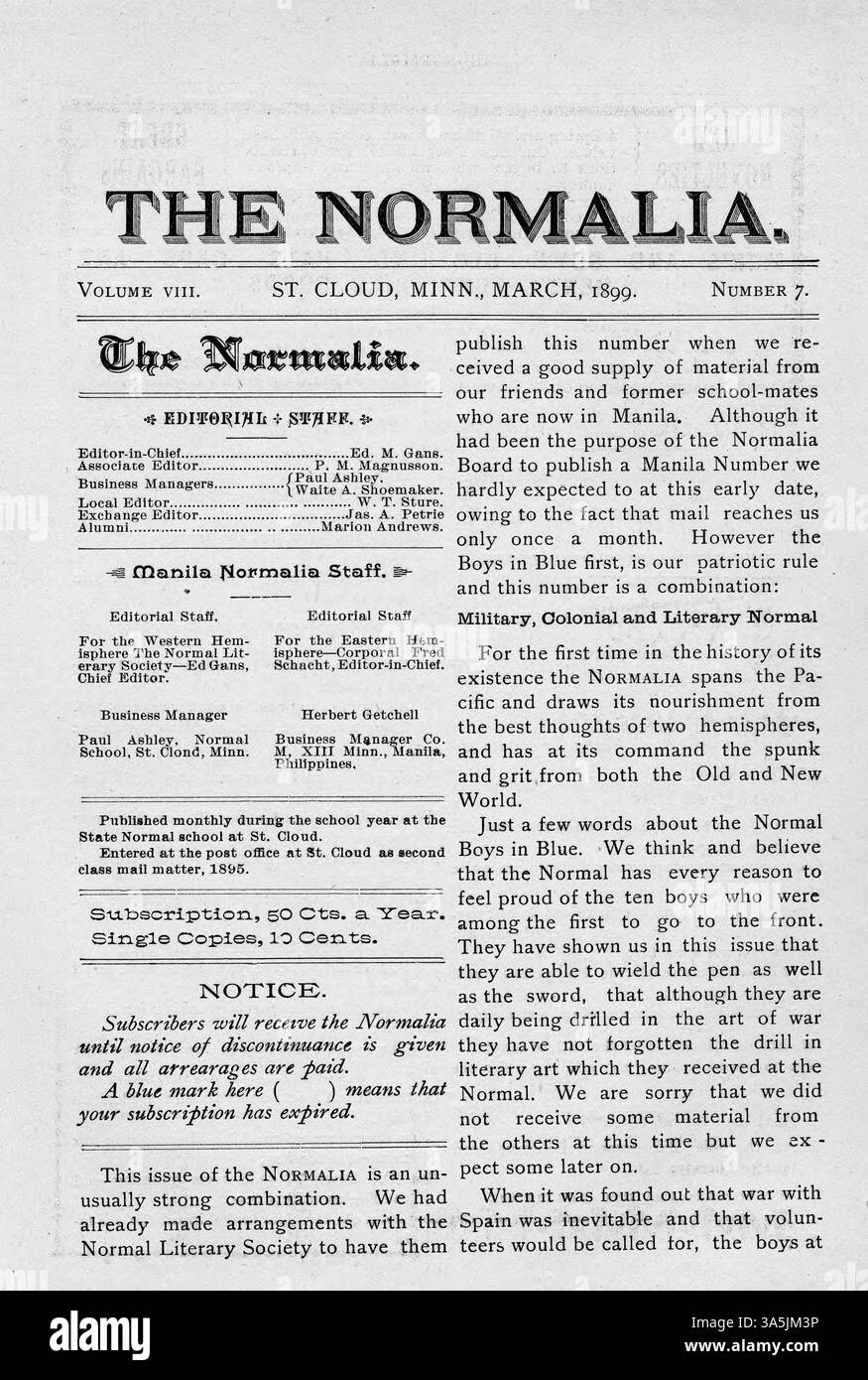 This issue of The Normalia features St. Cloud State alumni and students ...