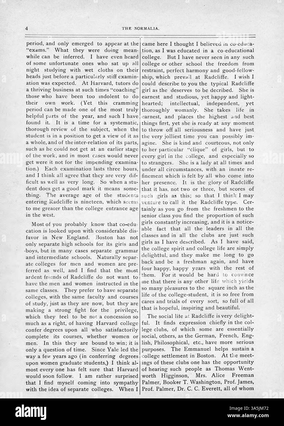 This edition of *The Normalia*, from April 1897, presents journal ...