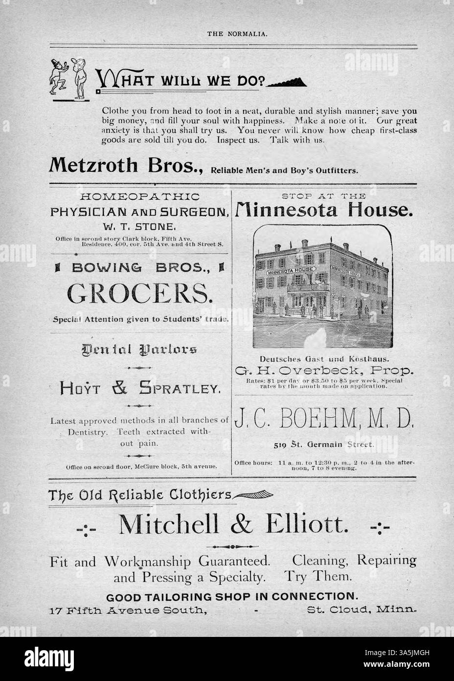 The 1895 edition of the normalia hi-res stock photography and images ...