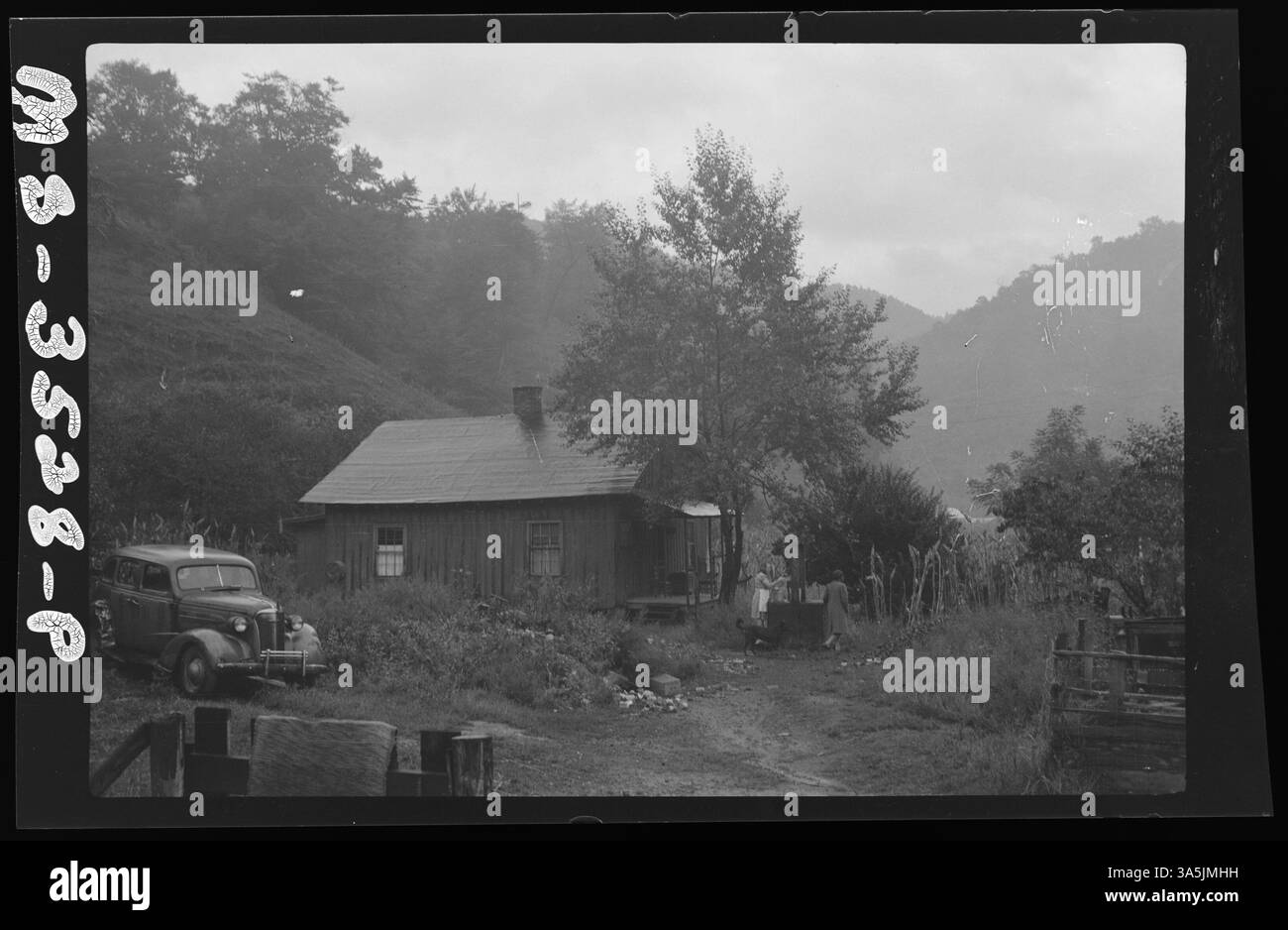 This 1946 photograph shows an open well at Utilities Coal Company’s ...