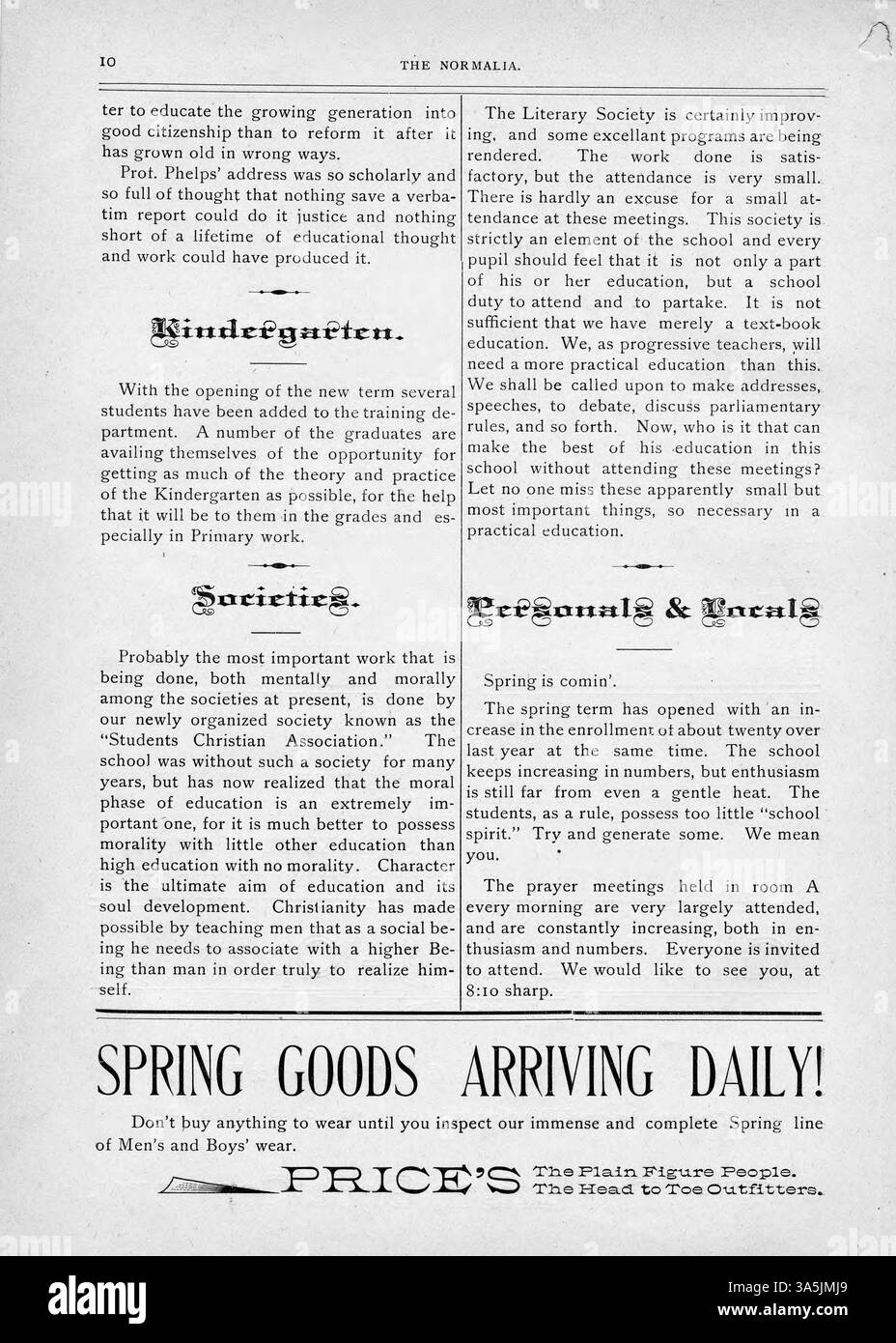 The March 1897 edition of The Normalia from St. Cloud State University ...
