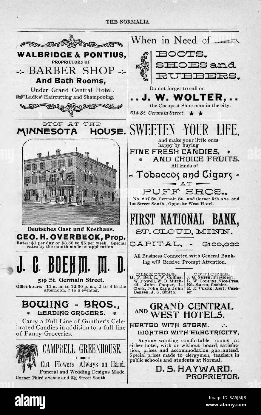 The december 1897 edition of the normalia hi-res stock photography and ...