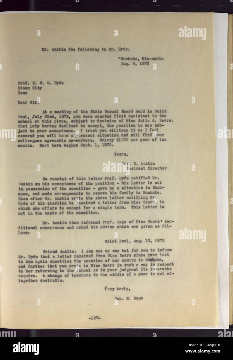 This document records the evolution of Minnesota’s state university ...