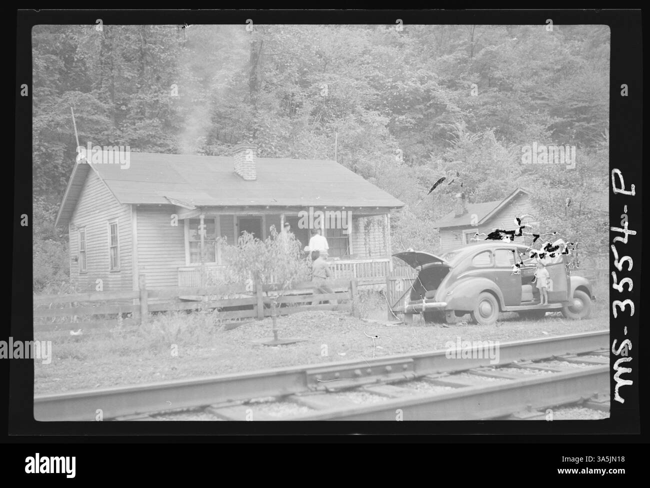 This image shows a house at Amherst Coal Company’s Amherst #1 Mine in ...