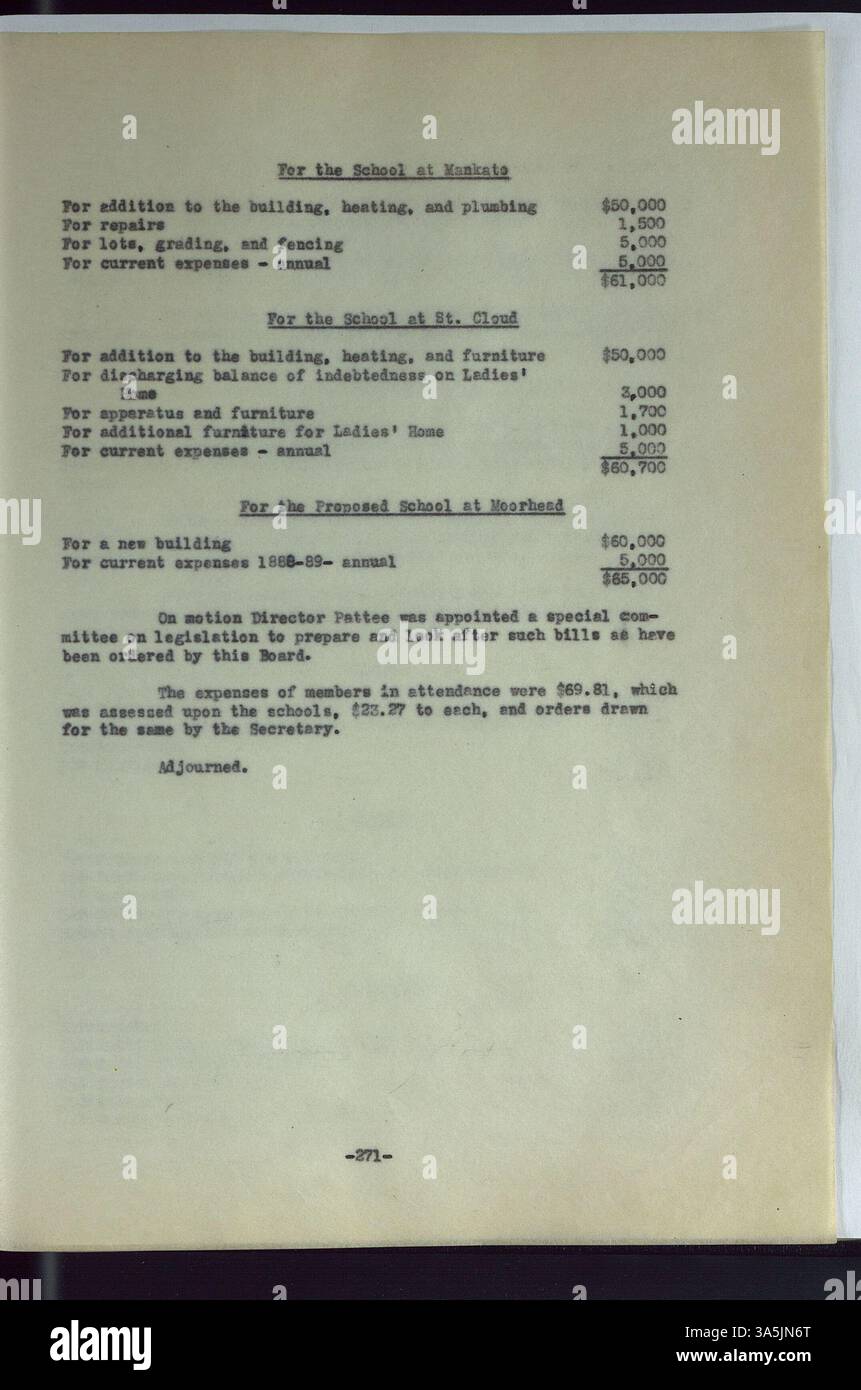 This document details the establishment and evolution of Minnesota's ...