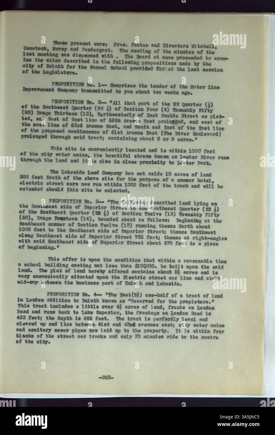 The minnesota state normal board minutes document the founding a hi-res ...