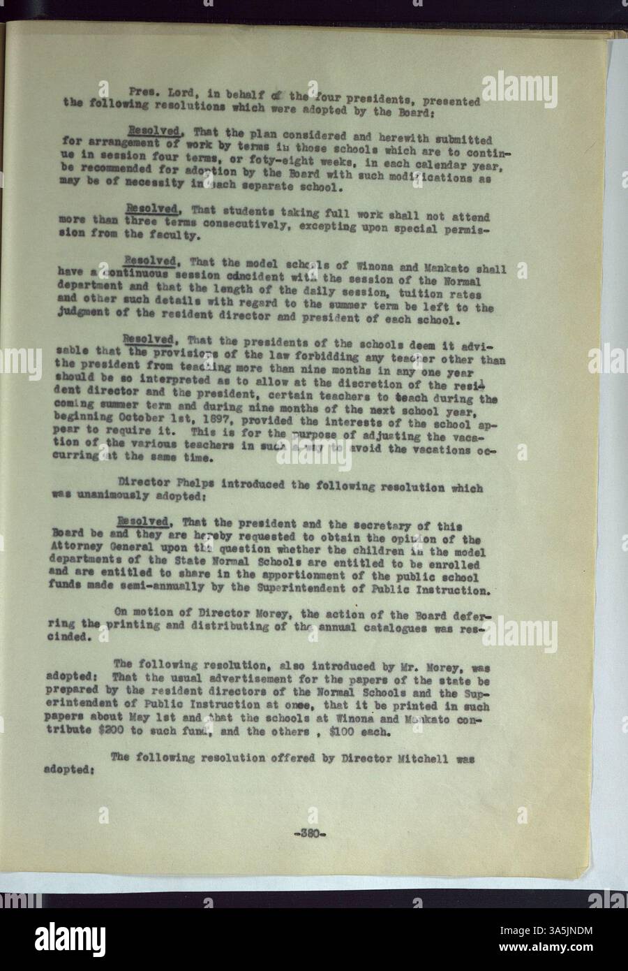 Campus growth of the normal schools in st cloud hi-res stock ...