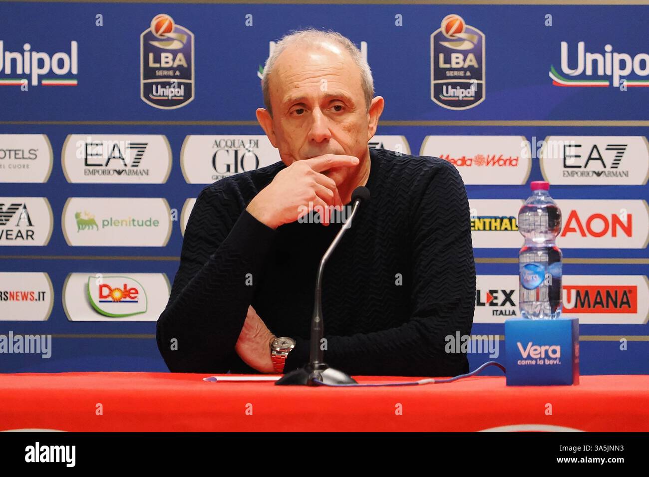 Ettore Messina, head coach EA7 Emporio Armani Olimpia Milano during EA7 ...