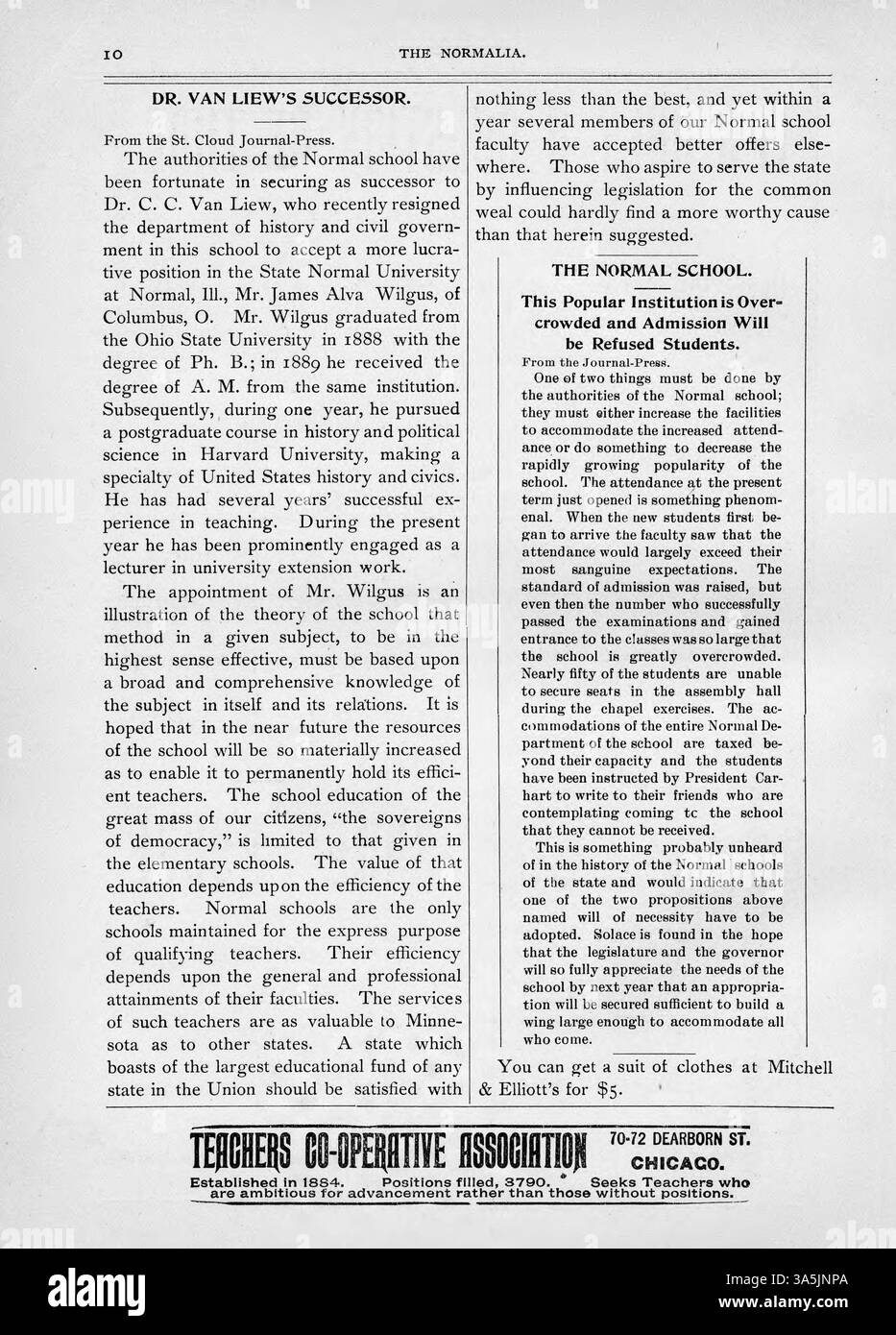 The 1894 edition of The Normalia from St. Cloud State University ...