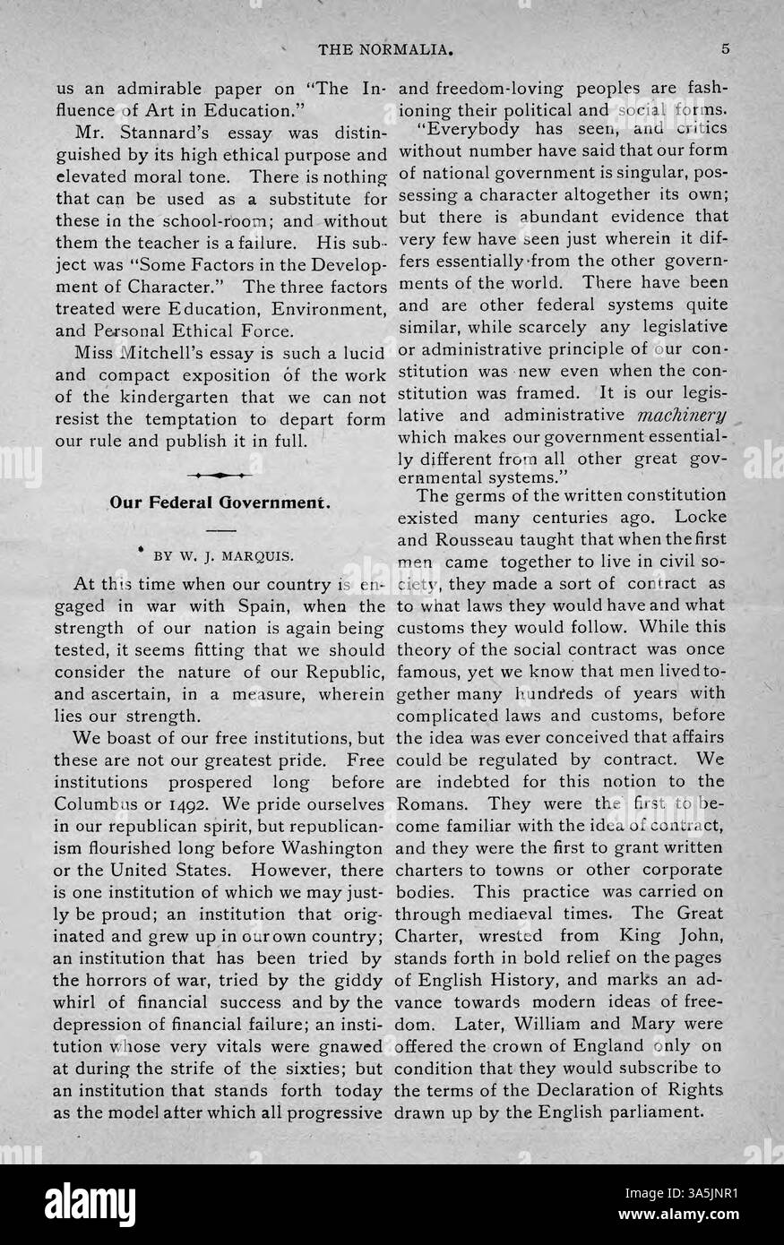 The 1898 edition of The Normalia, published by St. Cloud State ...