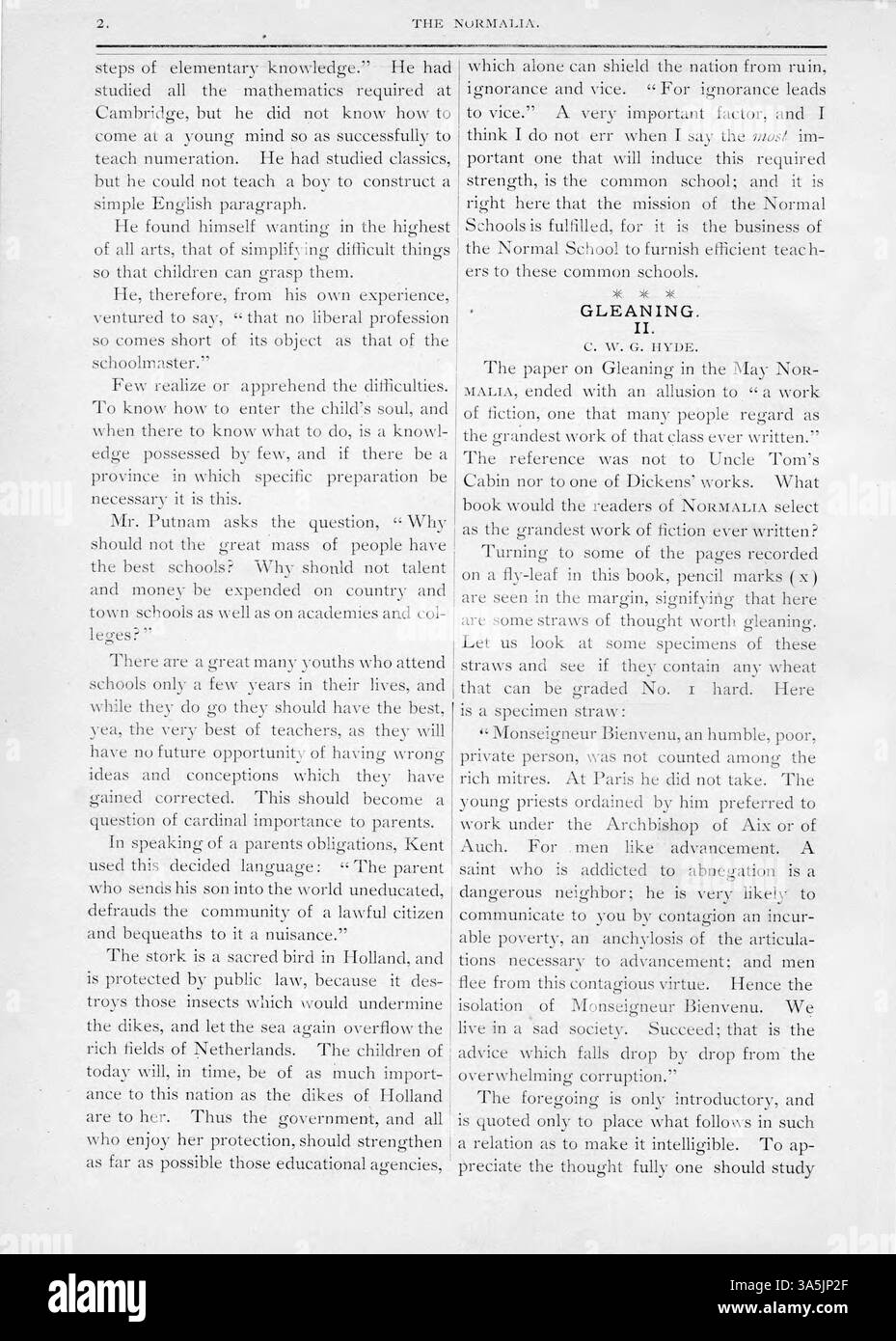 This September 1892 edition of *The Normalia* includes contributions ...