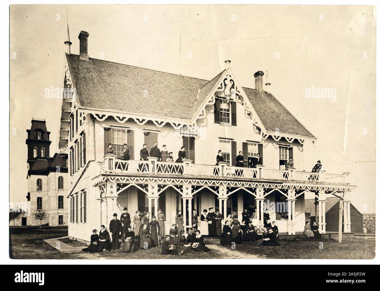 Stearns house balcony hi-res stock photography and images - Alamy