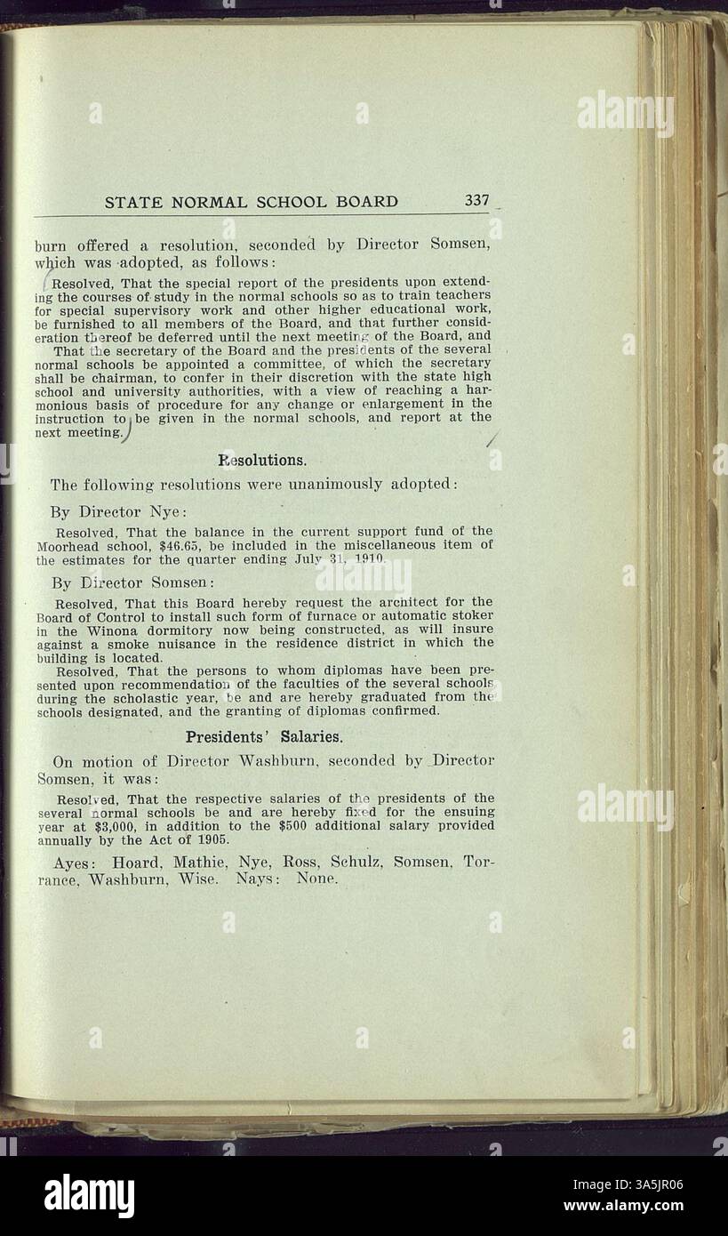 A publication detailing the transition of normal schools into state ...